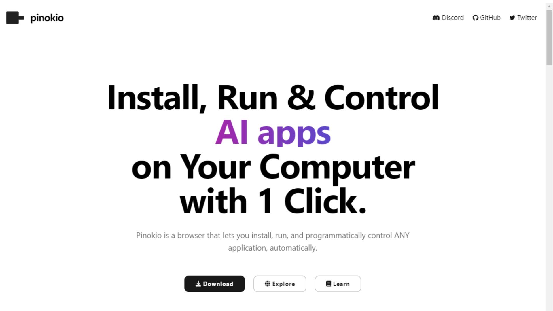 Pinokio AI Browser Review: Top 5 Reasons It’s the Ultimate One-Click App Installation Tool🚀 - AI ...